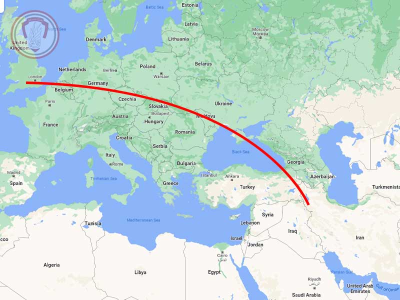 فاصله ایران تا کشورهای دنیا | مسافت هوایی چند کشور مهم جهان